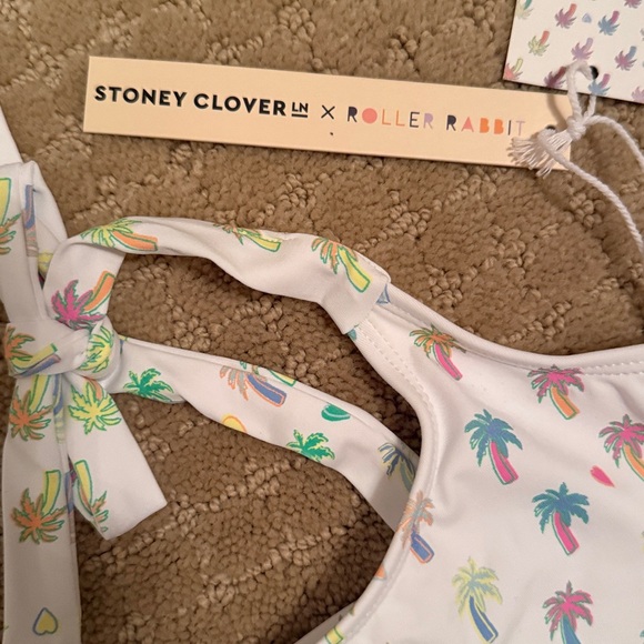 Roller Rabbit | Swim | Roller Rabbit Kids Palm Dreams Cora Bikini Size ...